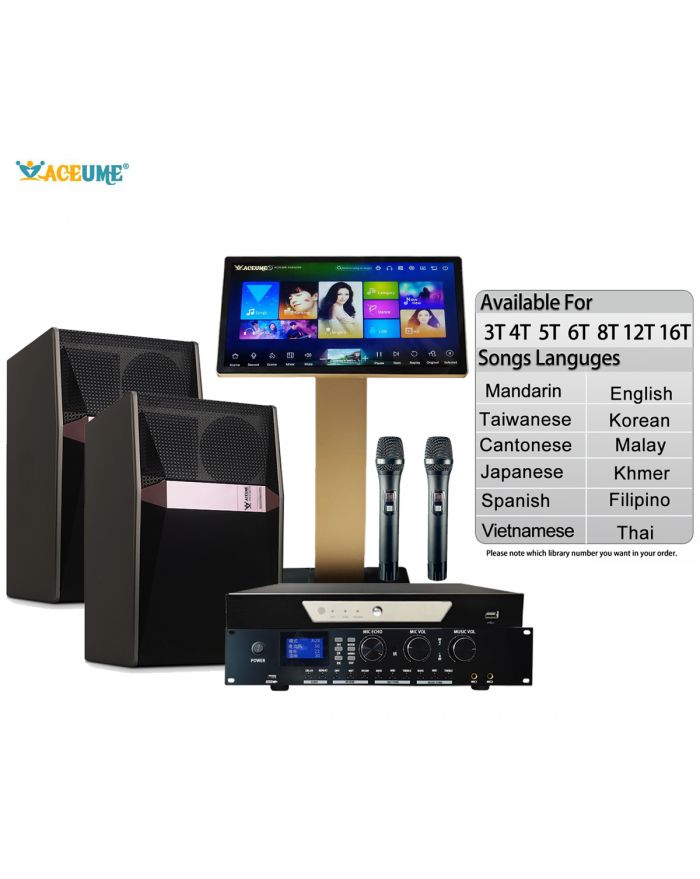 TSRVK520 22" MIC Family KTV Singer Audio Set Full Karaoke Machine Home ...
